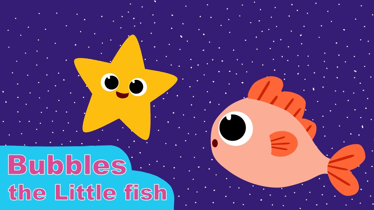 Twinkle Twinkle Little Star | Nursery Rhymes | Bubbles the Little Fish ...