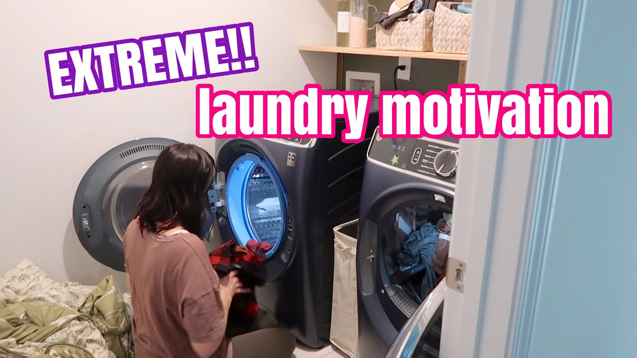 LAUNDRY MOTIVATION 2025 | WASH FOLD AND REPEAT | SUMMER LAUNDRY ...