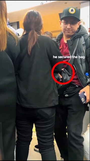 The young girl pickpocket was caught on camera - YouTube