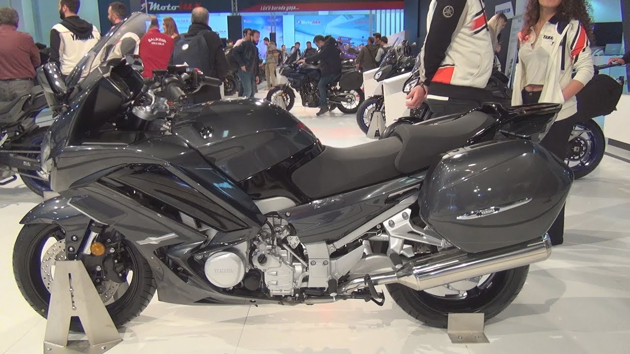 Yamaha FJR1300AE Tech Graphite (2019) Exterior and Interior - YouTube