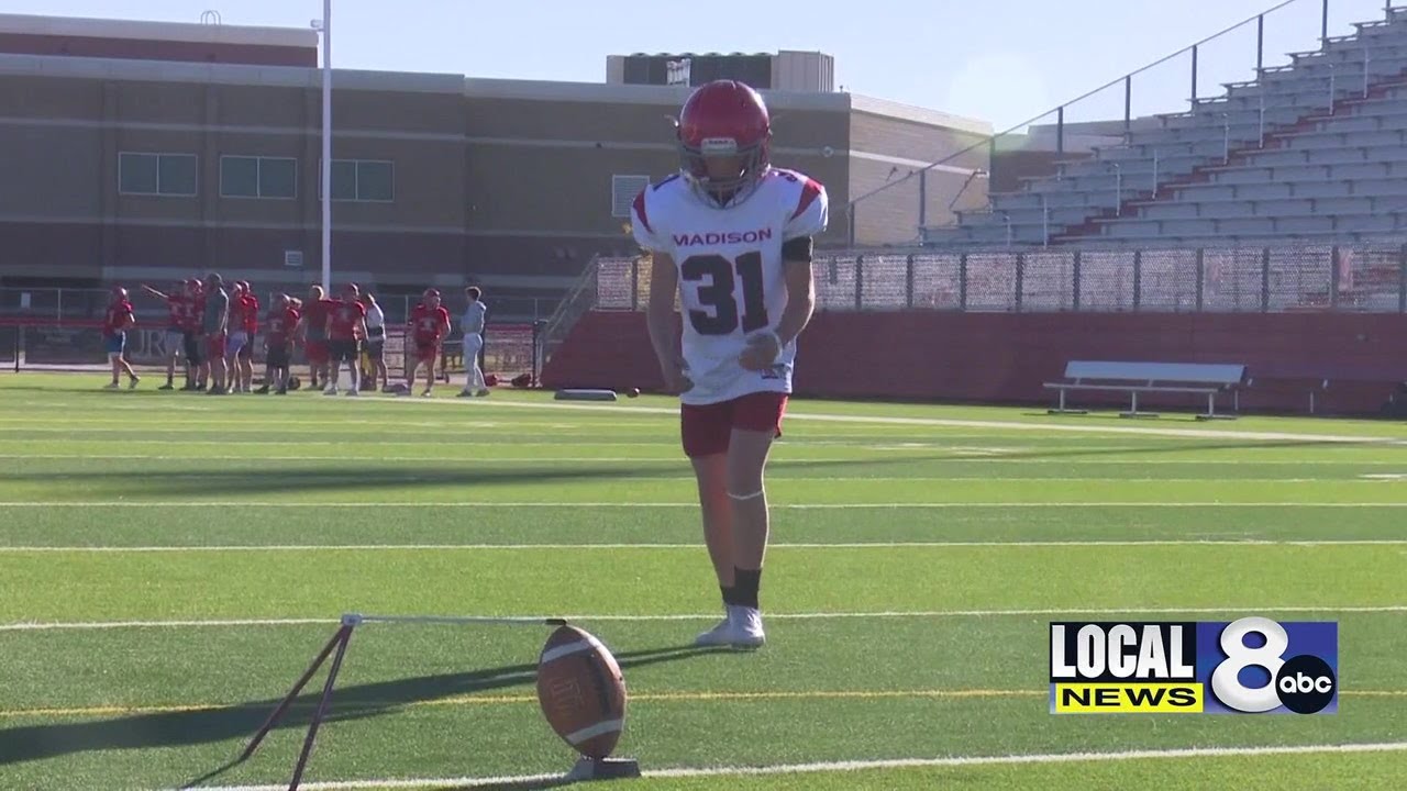 Athlete of the Week: Brayson Stoddard, Madison Football - YouTube