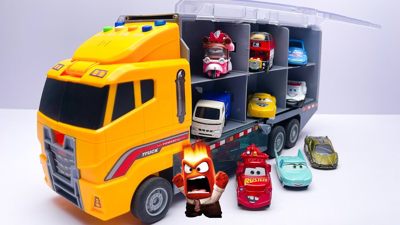 Disney Pixar Car | Fun Car Toys 12 Disney Cars Stored in a Large Tomica ...
