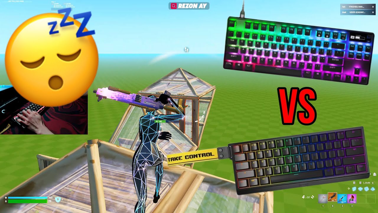 Wooting 60HE VS Apex Pro TKL 2023🤩1v1 Build Fights🏆Satisfying Gameplay😴 ...
