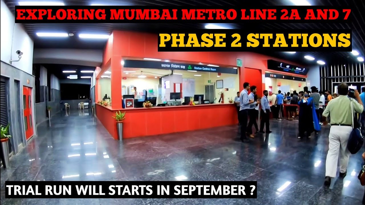 MUMBAI METRO LINE 2A and 7 PHASE 2 STATIONS LATEST UPDATE | MUMBAI ...