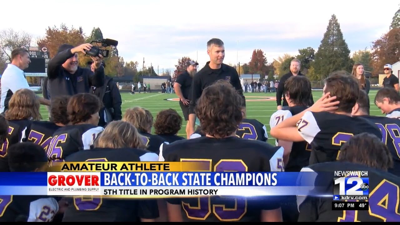 Cascade Christian Football wins 2nd consecutive title - YouTube