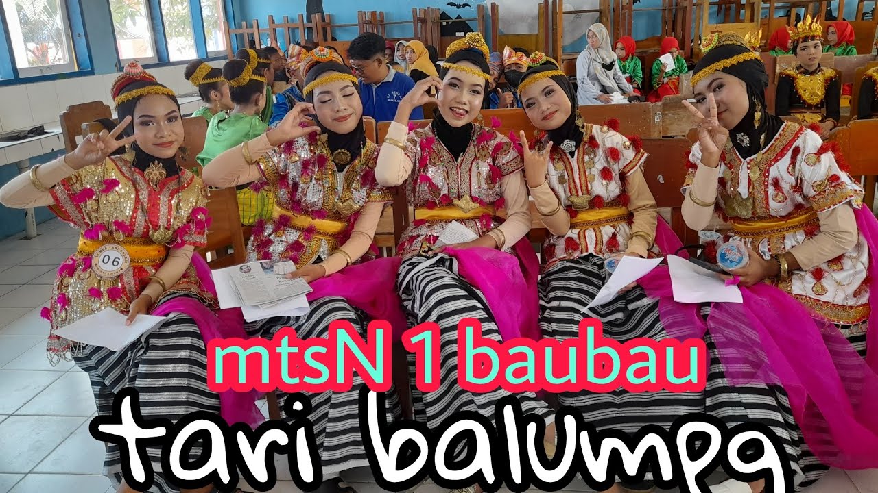 lomba tari kreasi Tari balumpa mengolah MTSN 1 bau-bau - YouTube