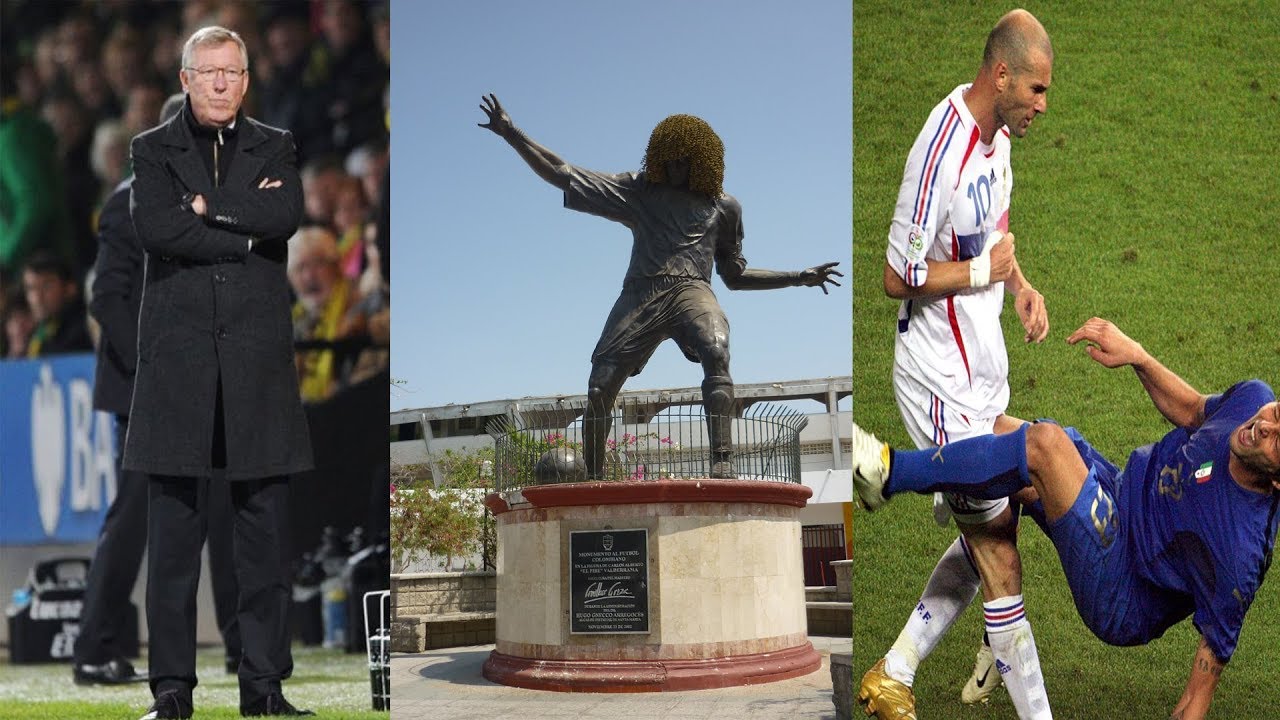 The Top 10 Football Statues and Monument [Messi or Ronaldo] - YouTube