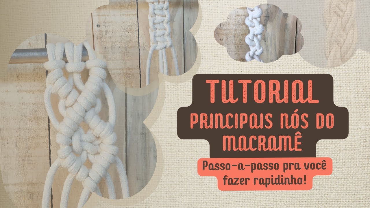 DIY - TUTORIAL - NÓS MACRAMÊ - YouTube