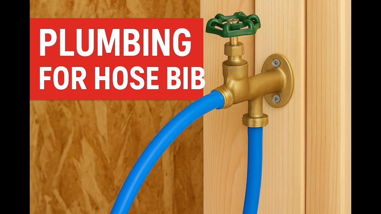 Can You Run a Hose Bib Through a Garage Wall? // Garage Build Ep. 74 ...