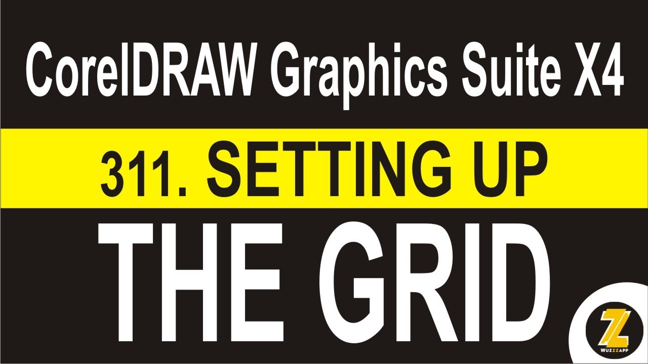 Setting Up the Grid | CorelDRAW Graphics Suite X4 - Wuzzzapp - YouTube