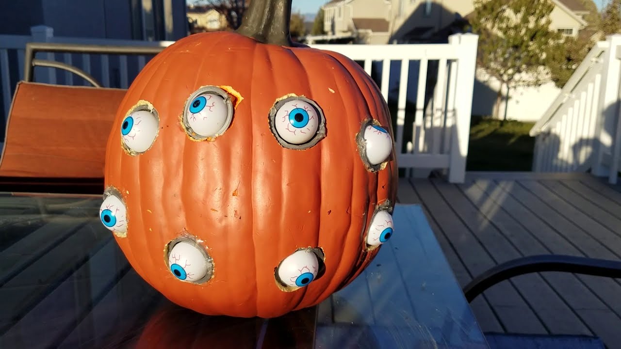 Pumpkin With Moving Eyes Servo Arduino Raspberry Pi Halloween Projects Youtube