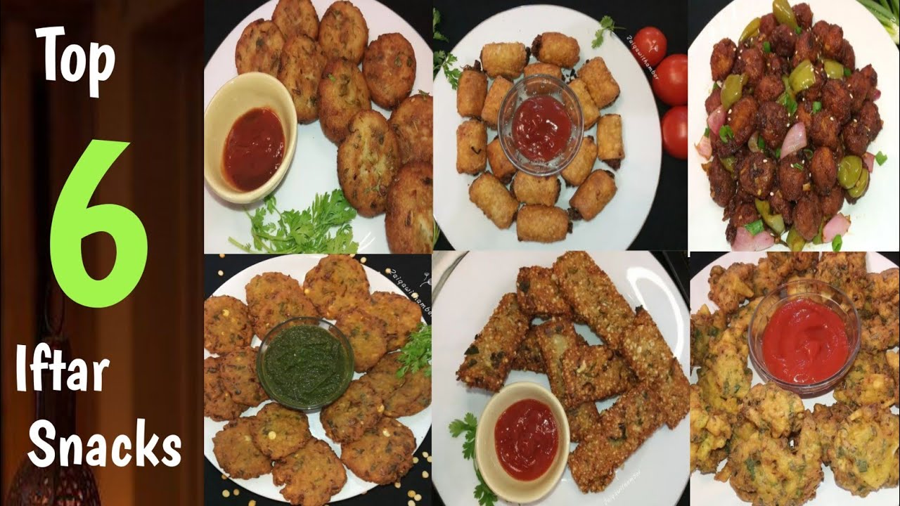 To 6 Iftar Snacks Recipes/Iftar Special/Ramzan 2023/Quick & Easy Snacks ...