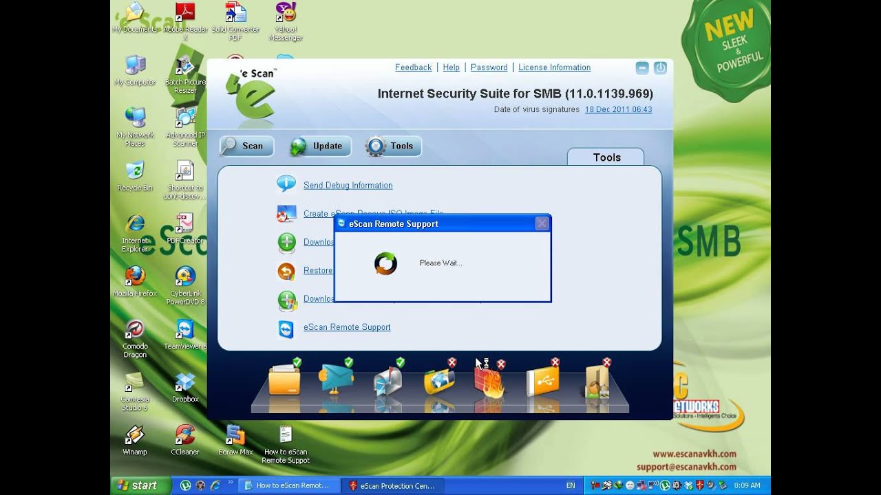 How to use eScan Remote Support.avi - YouTube