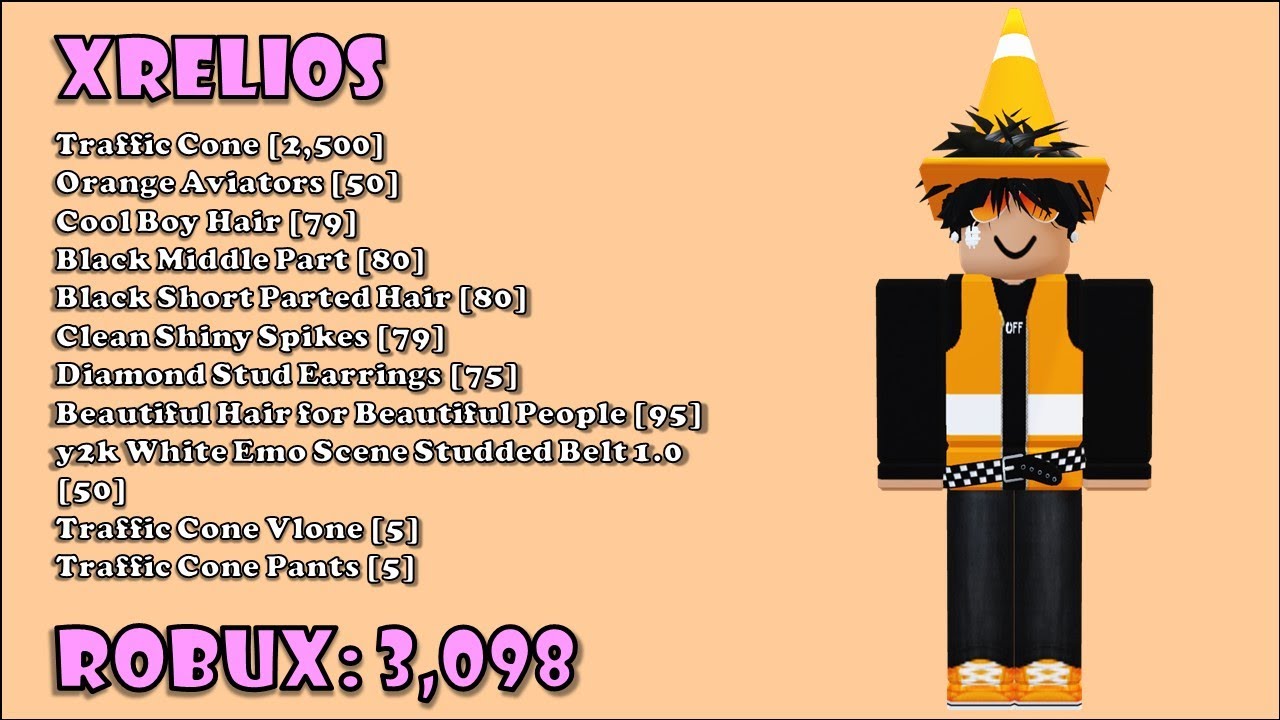 Traffic Cone Roblox Outfits [Episode #162] - YouTube