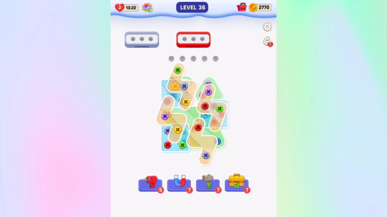Screw Out - Levels 36-40 Walkthrough (Step-by-Step Guide) - YouTube