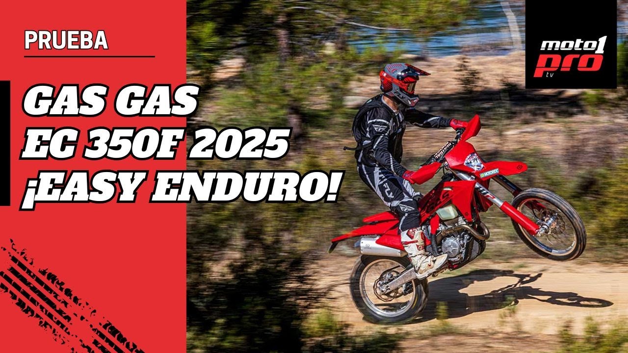 Prueba GASGAS EC 350F 2025: ¡Easy Enduro! - YouTube