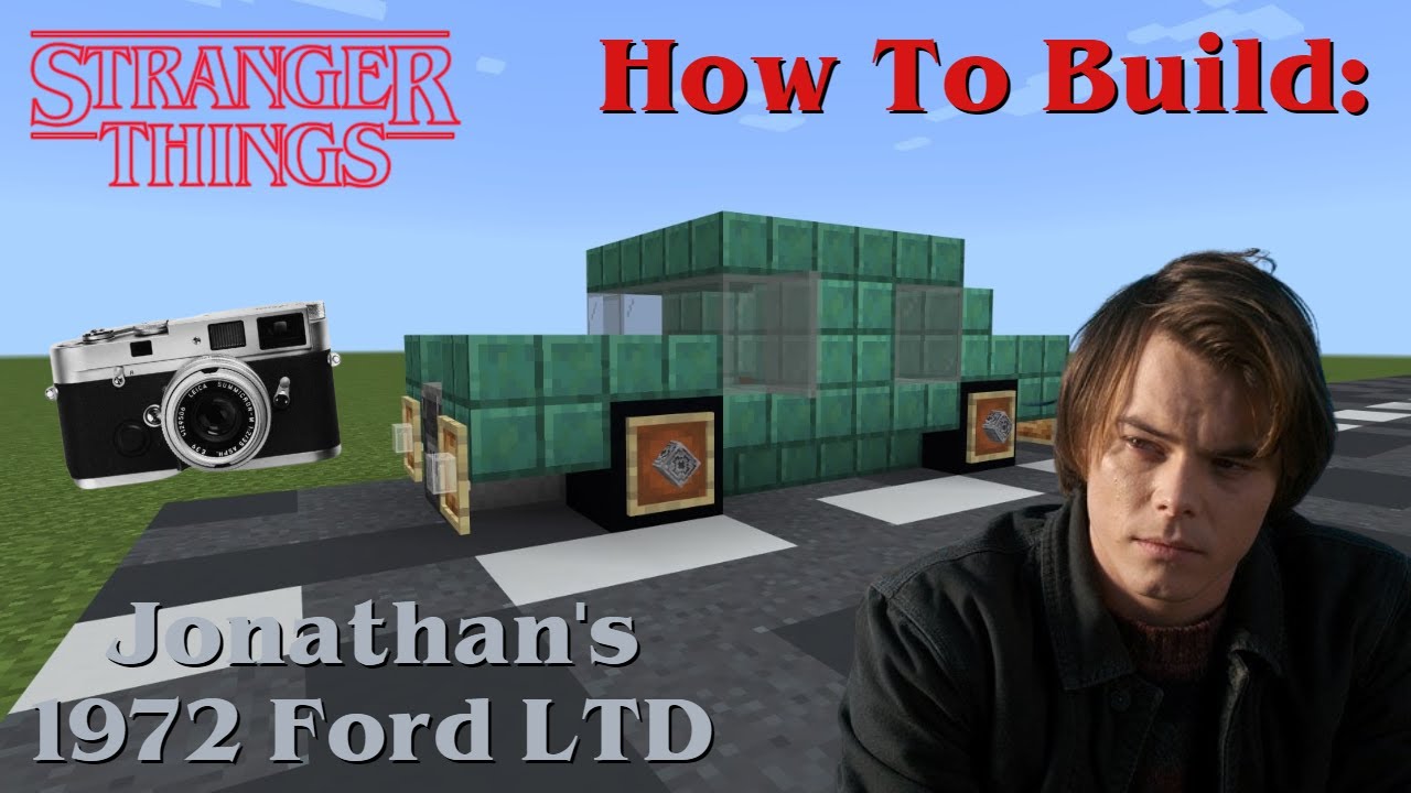 How to Build Jonathan Byers Car from Stranger Things in Minecraft ...