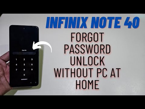 Infinix Note 40 Hard Reset Forgot Password Unlock Without Pc 2024 - YouTube