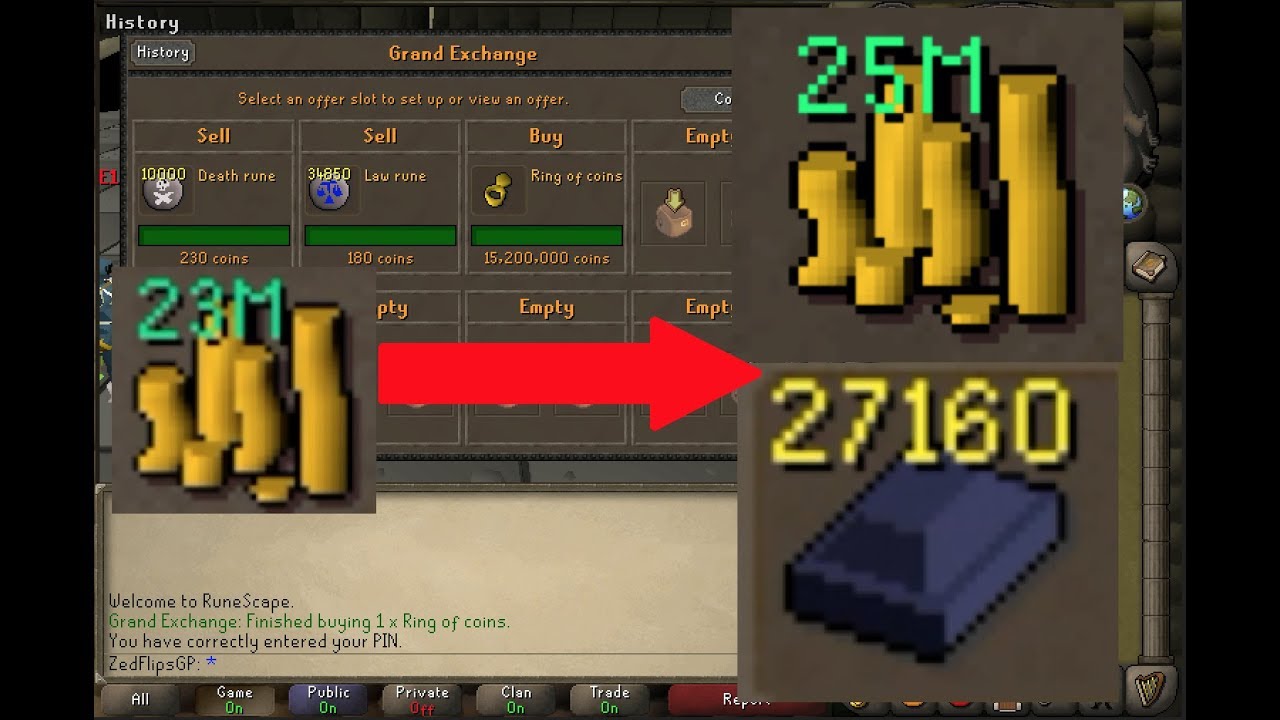 Flipping 10M to 1B - Episode 5 (osrs f2p) - YouTube