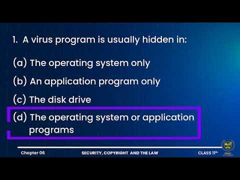 6.12 Exercise 6C Security, Copyright and The Law Computer Science 11th - YouTube