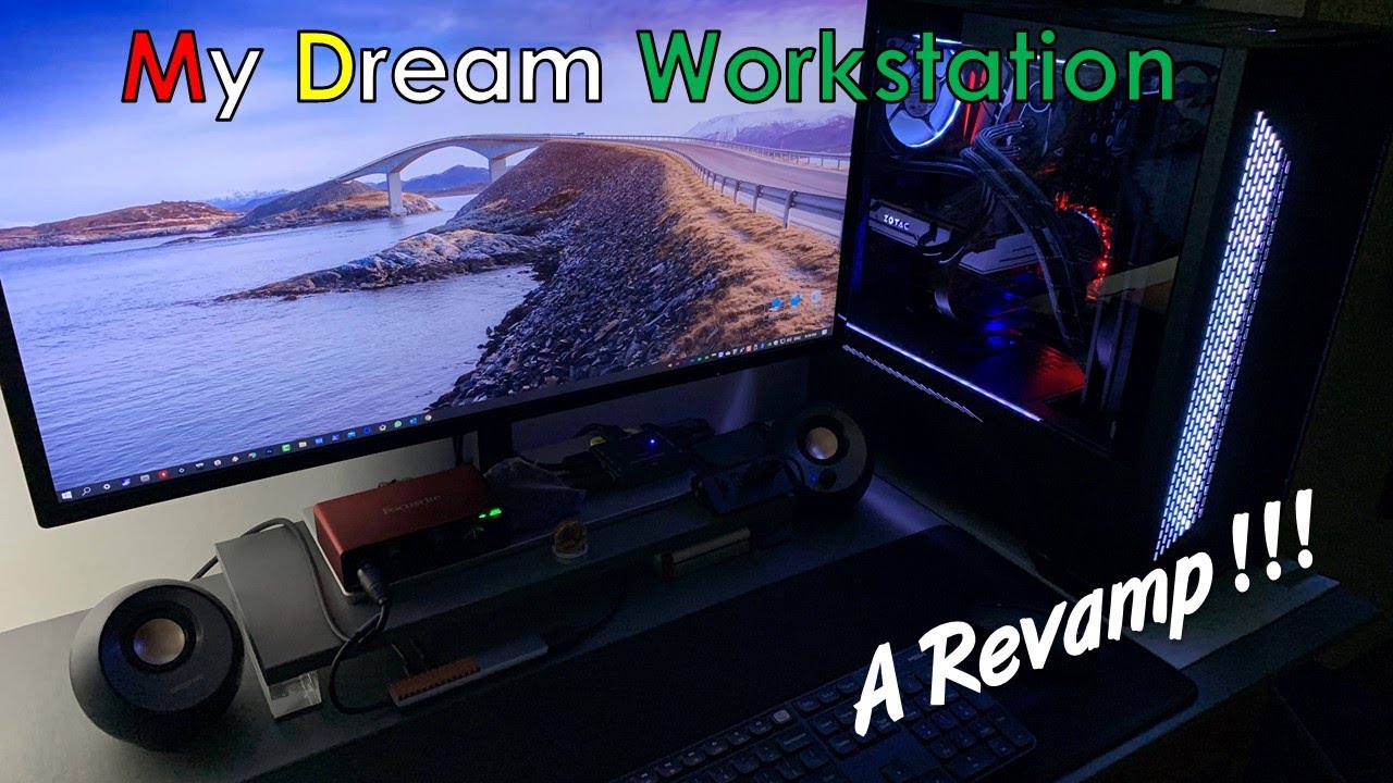 My Dream Workstation - 1/2 complete - YouTube