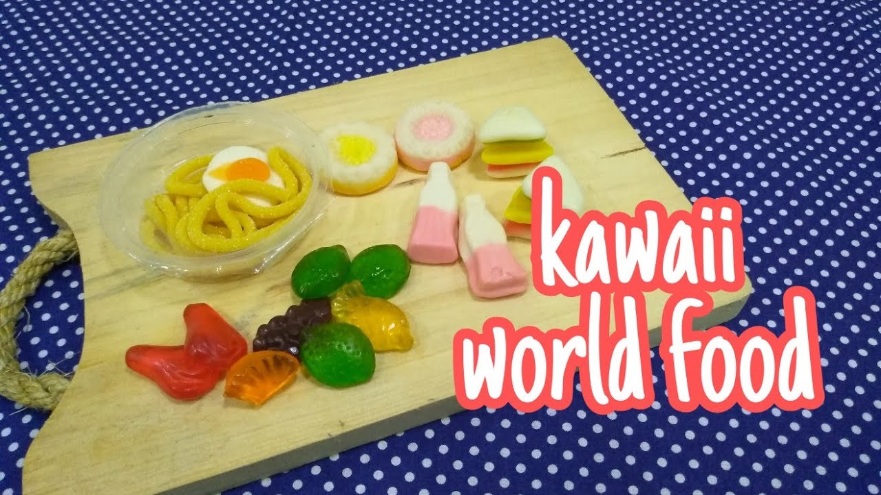 Kawaii World Food #1 | Edible Miniature Food | Miniatur Kecil Makanan ...