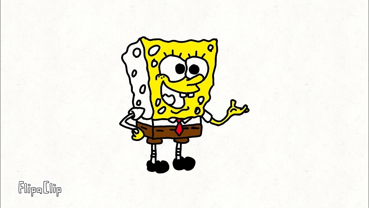 How to draw spongebob - YouTube