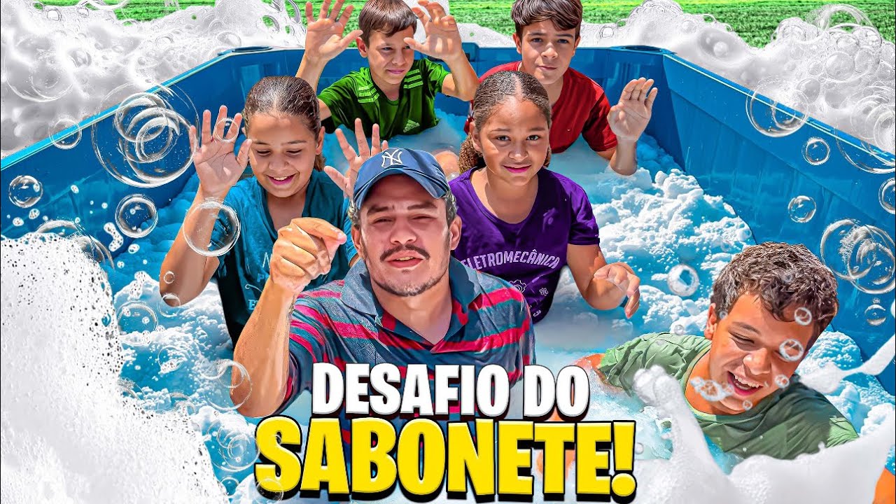 DESAFIO DO SABONETE 😱 - YouTube