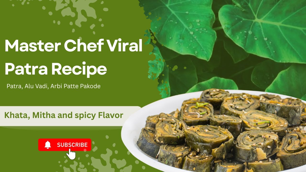 How to Make Patra | Master Chef's most viral recipe | Gujarati Patra ...