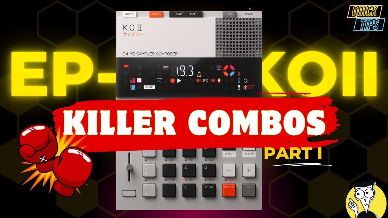 Teenage Engineering EP-133 KOII | Key Pad Workflow Power Combos 💥 - YouTube