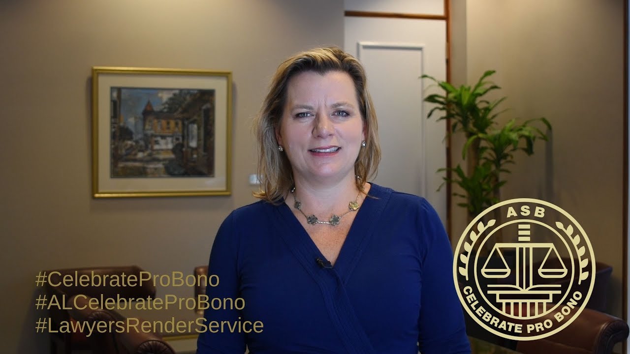 Alabama Pro Bono Month: A Message from ASB President Christy Crow - YouTube