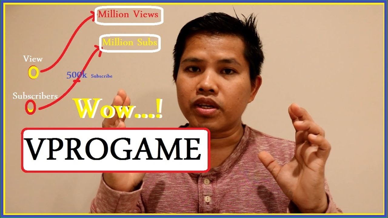 បង្កើត Video Game ដូច VPROGAME ដើម្បីរកលុយ On YouTube - YouTube