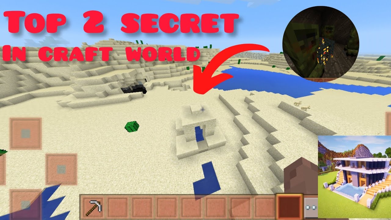 top 2 secret in craft World 🌍🌍🤫#video - YouTube