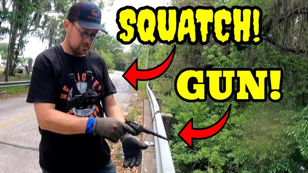 The Magnetic Squatch's First GUN Magnet Fishing, COPS CALLED! - YouTube