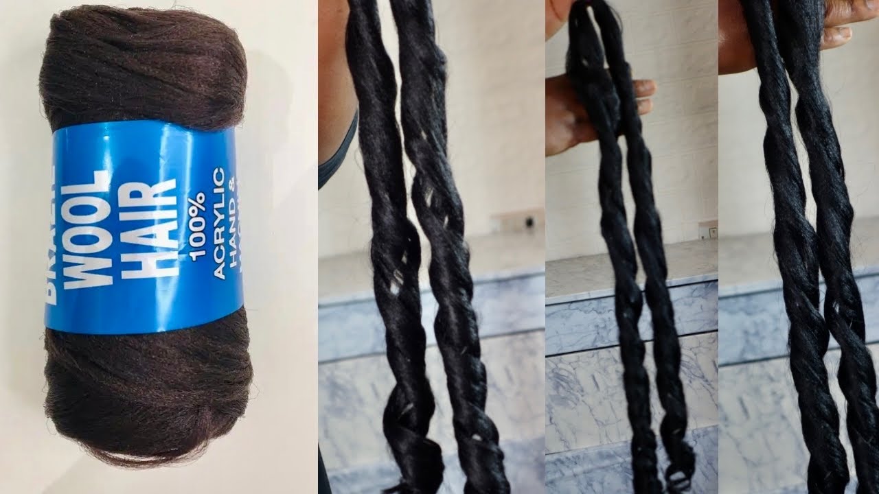 HOW TO DIY FRENCH CURLS BRAIDS /USING BRAZILIAN WOOL - YouTube