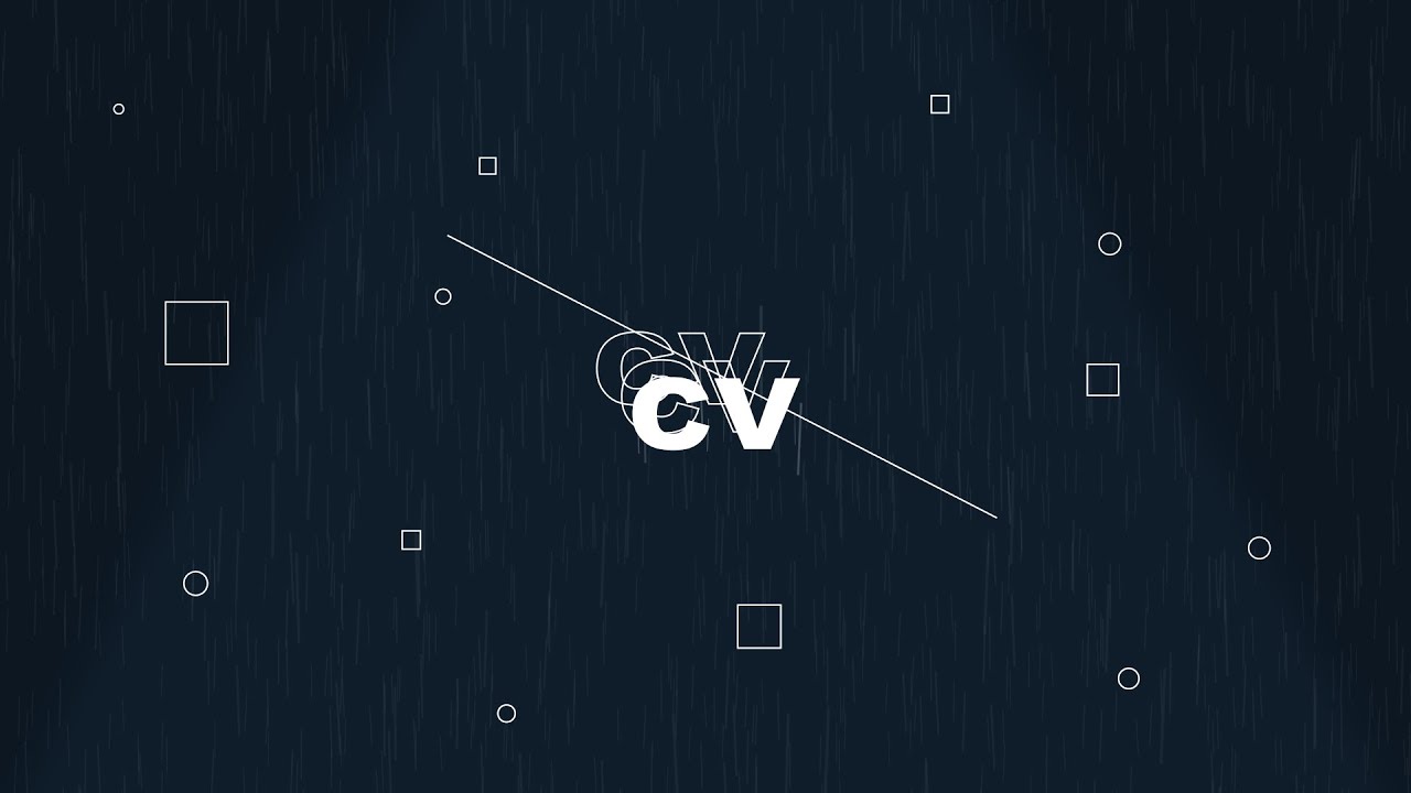 CV Motion graphics - YouTube