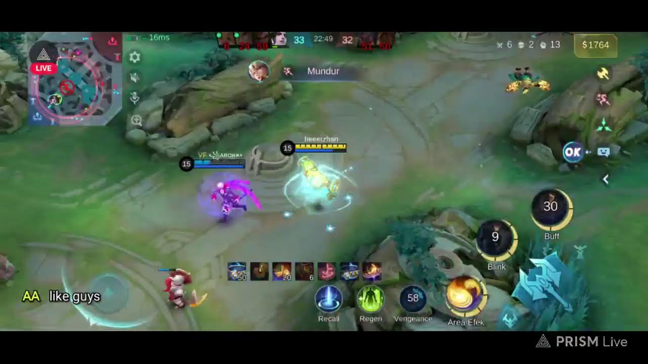 Mobile Legend live 3 - YouTube