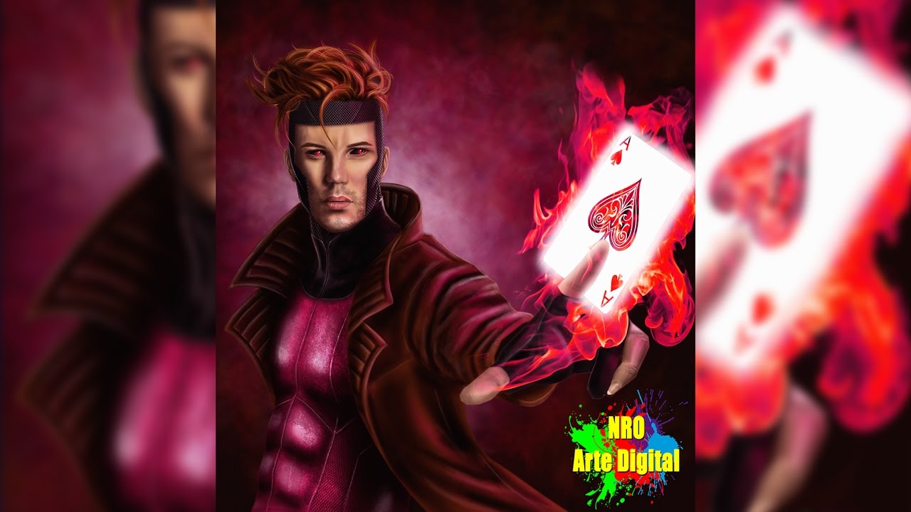Gambit / SpeedPaint (Taylor kitsch) - YouTube