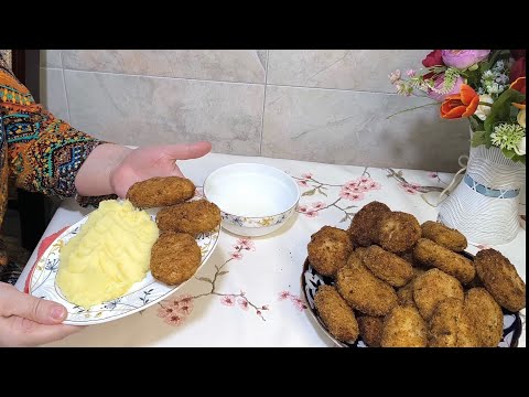 Tovuq Go'shtidan KOTLET tayyorlaymiz Котлеты из Куриного филе Chicken Cutlet