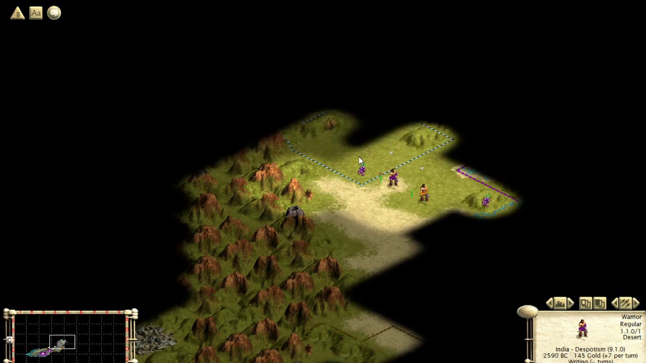 Gandhi Plays Civ 3 On Sid Part 1 - YouTube