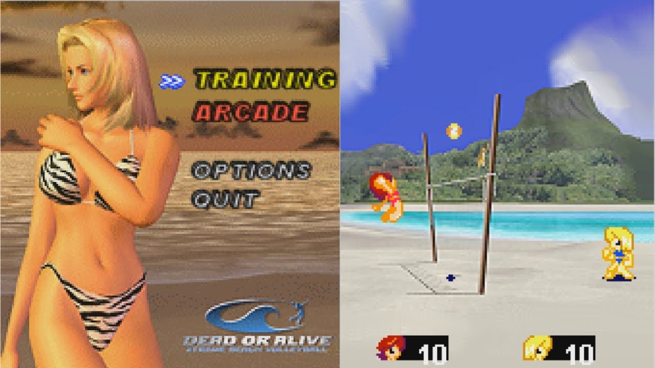 Dead Or Alive Xtreme Beach Volleyball JAVA GAME (Tecmo 2003) - YouTube