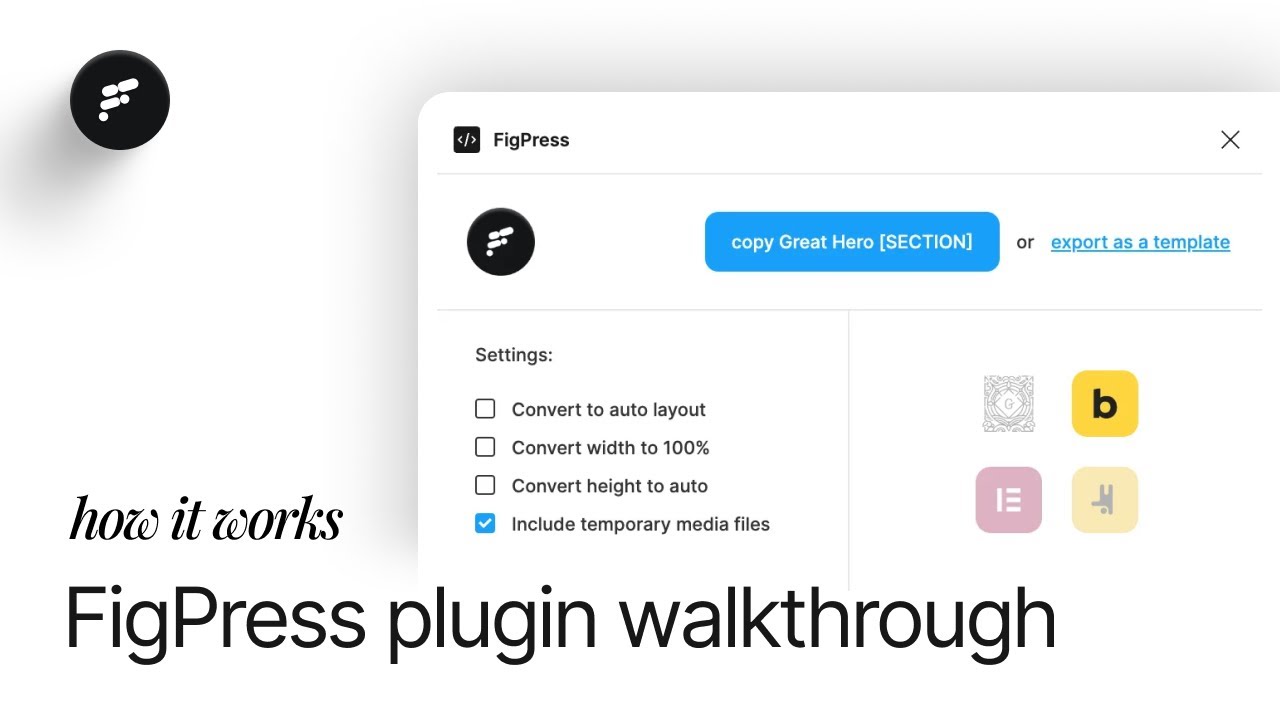 FigPress walkthrough | Copy & Paste from Figma to Bricks Builder - YouTube