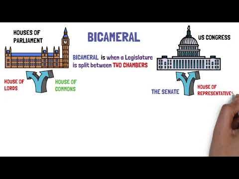 WHAT IS A BICAMERAL SYSTEM OF GOVERNMENT? - YouTube
