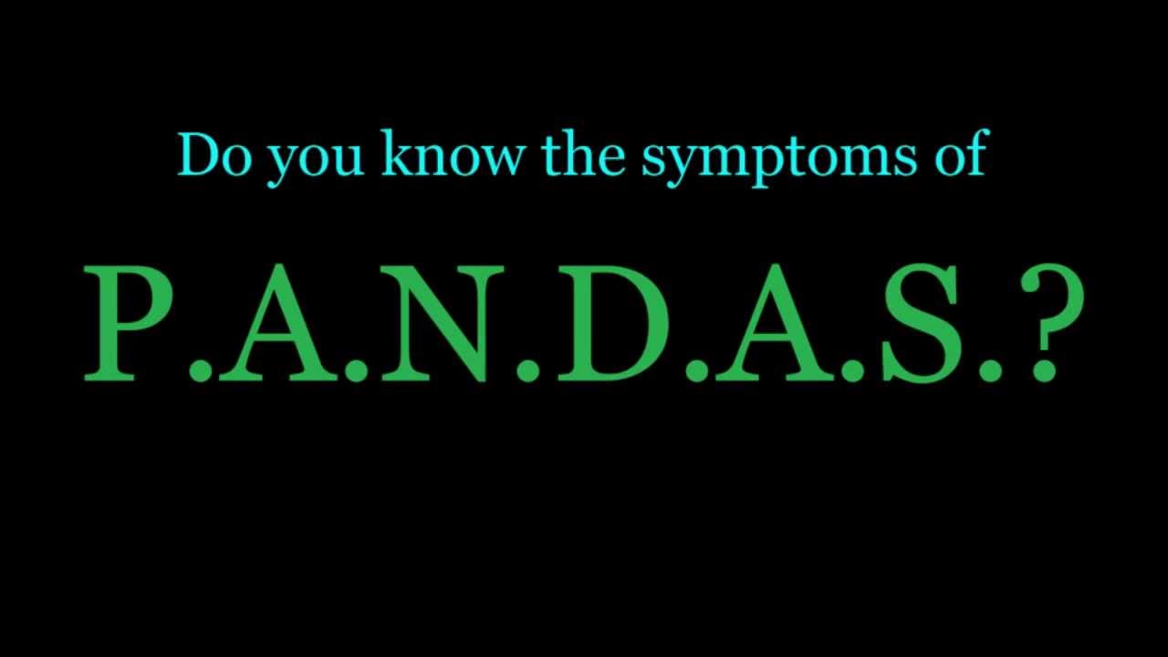 PANDAS Network.org PSA-Know the Symptoms (2) - YouTube