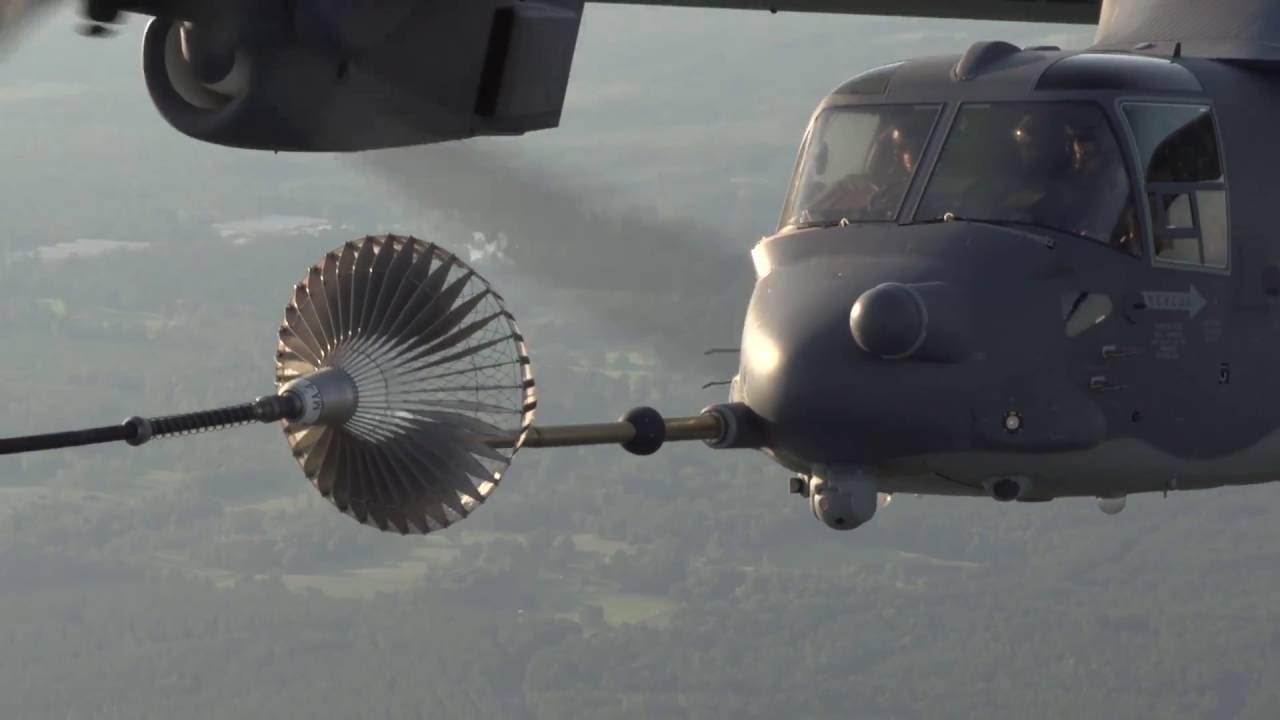 See an Air Force CV-22 Osprey Aerial Refueling - YouTube