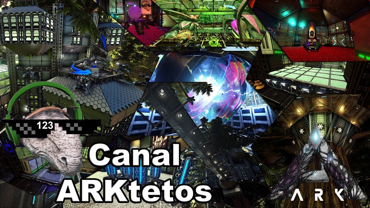 ARK Survival Evolved: Redwood Platform Building design (Canal ARKtetos ...