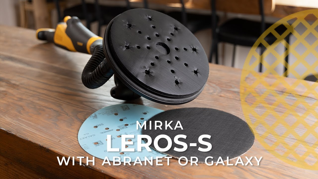 Leros-s Large Surface Sander with Abranet or Galaxy - YouTube