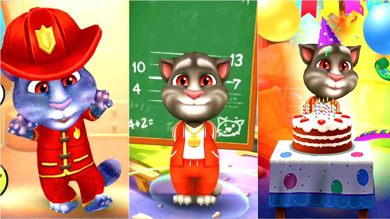 My talking tom birthday fun gameplay 🤪 - YouTube