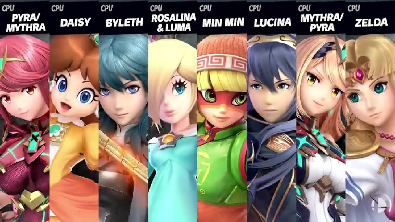 Super Smash Bros. Ultimate - Battle #1835 Female Stamina Battle - YouTube