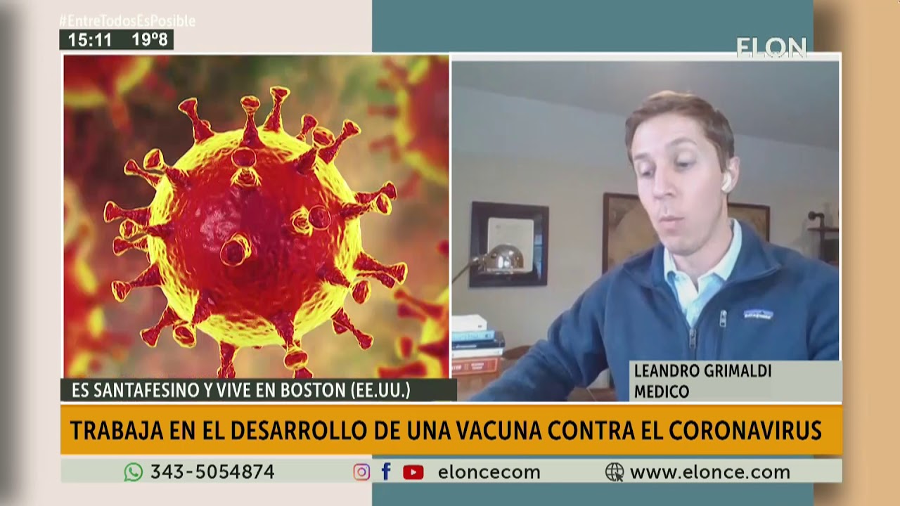 Via Skype Dr Leandro Grimaldi Trabaja en ele desarrollo de una vacuna ...